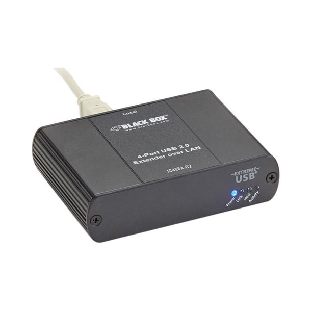 Black Box Network - IC408A-R2 - 4 Port Usb 2.0 Extender Lan Or Direct ...