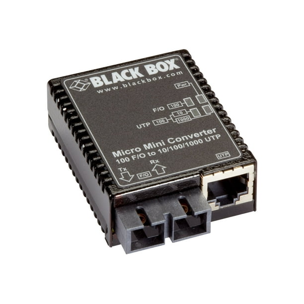 Black Box Micro Mini LMC402A Transceiver/Media Converter - Walmart ...