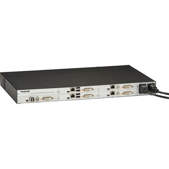Black Box Network 6-Port DKM Modular Card Chasis ACXMODH6FPACR2 ...