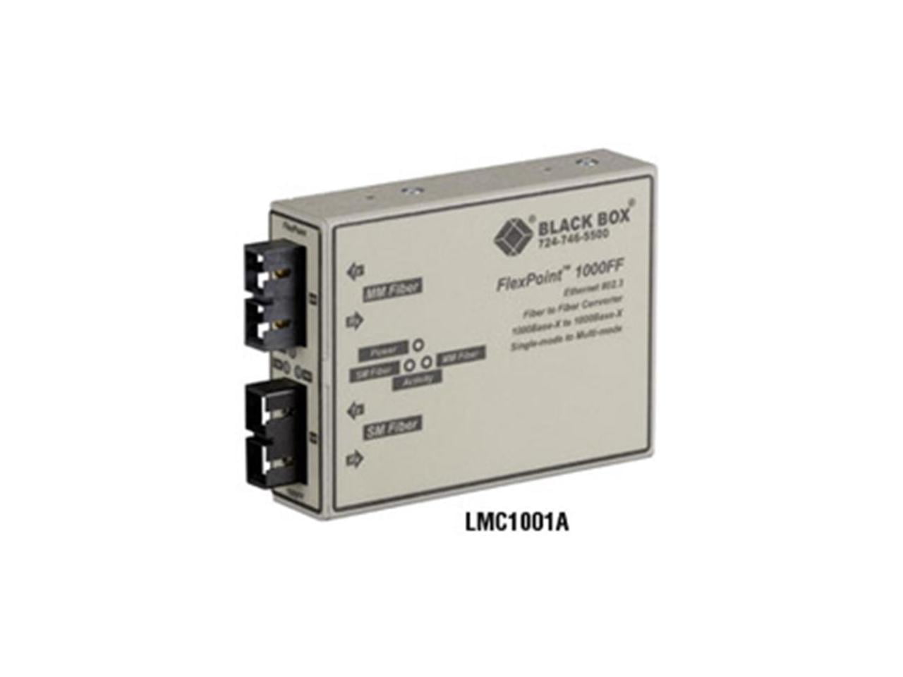 Black Box Network Services LMC1001A FlexPoint 1000 Mbps Fiber-to-Fiber ...