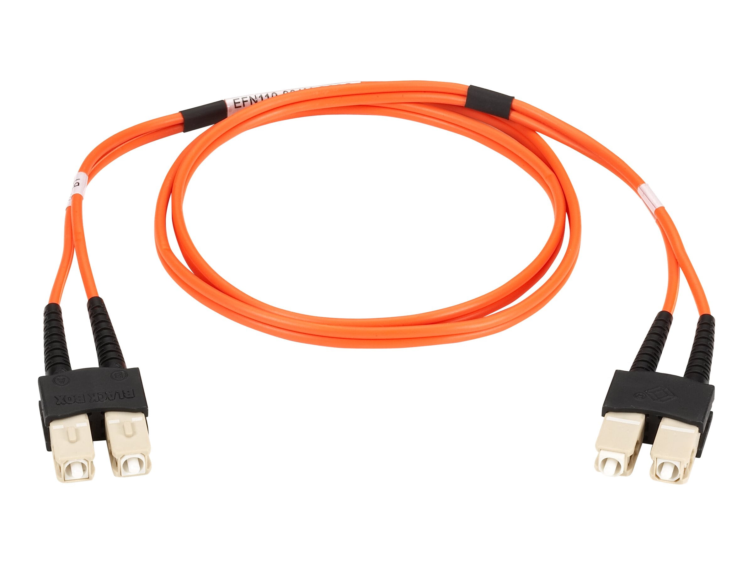 Black Box - Patch cable - SC multi-mode (M) to SC multi-mode (M) - 1 m ...