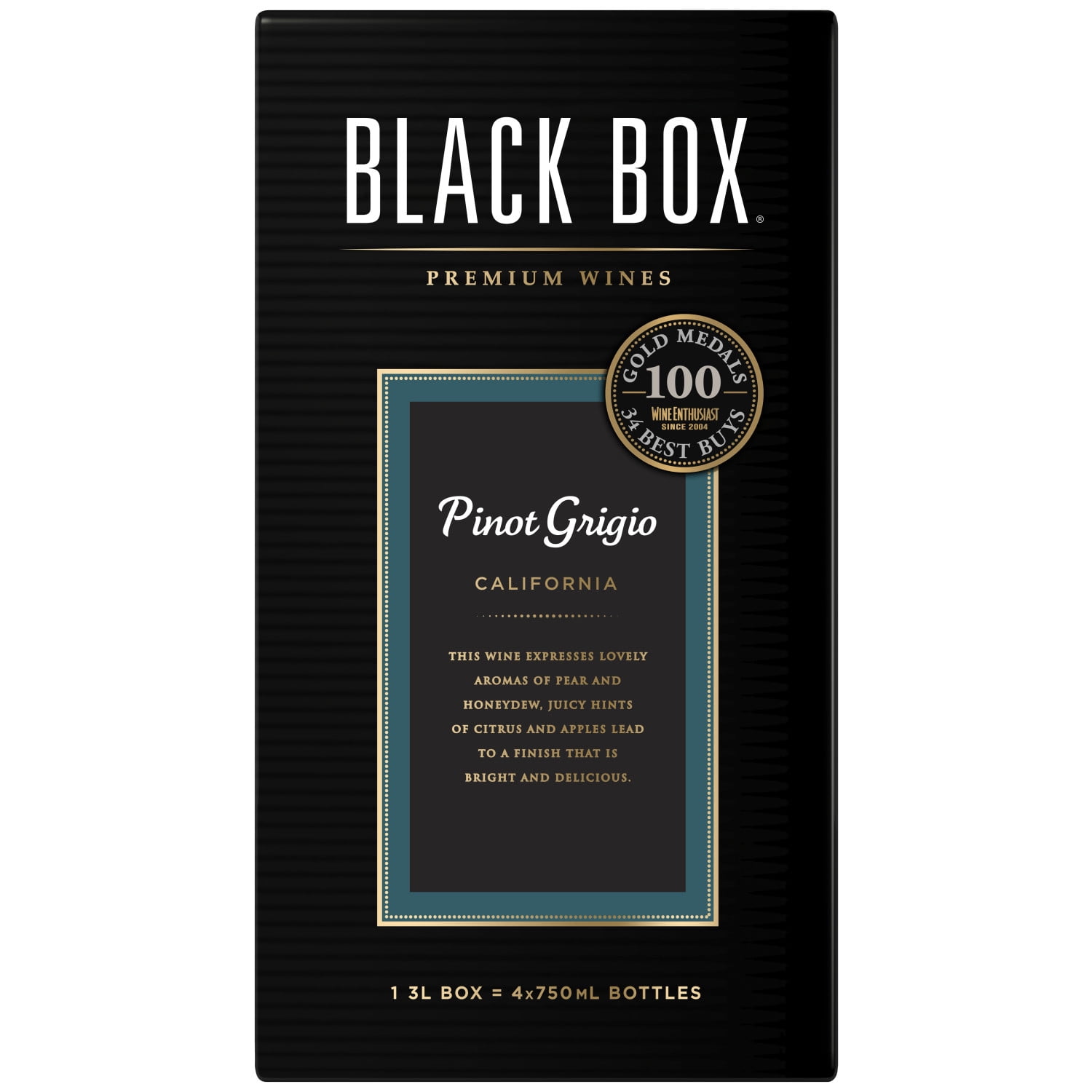Black Box Wines, White Wine Box, 3 L, Crisp & Refreshing - Walmart.com