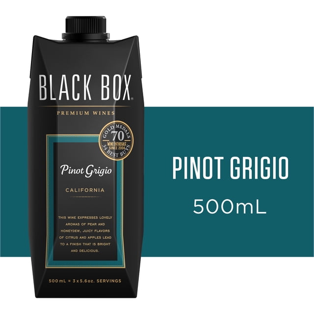 Black Box Pinot Grigio White Wine, 500ml Carton - Walmart.com