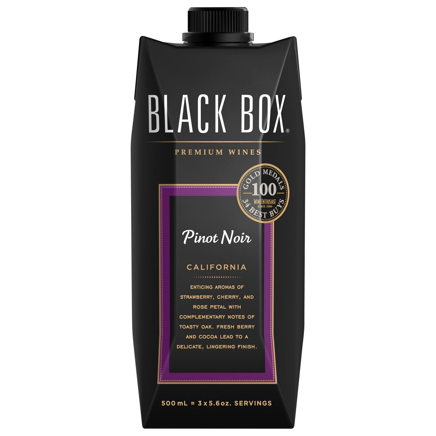 Black Box Pinot Noir Red Wine, 500 mL Carton - Walmart.com