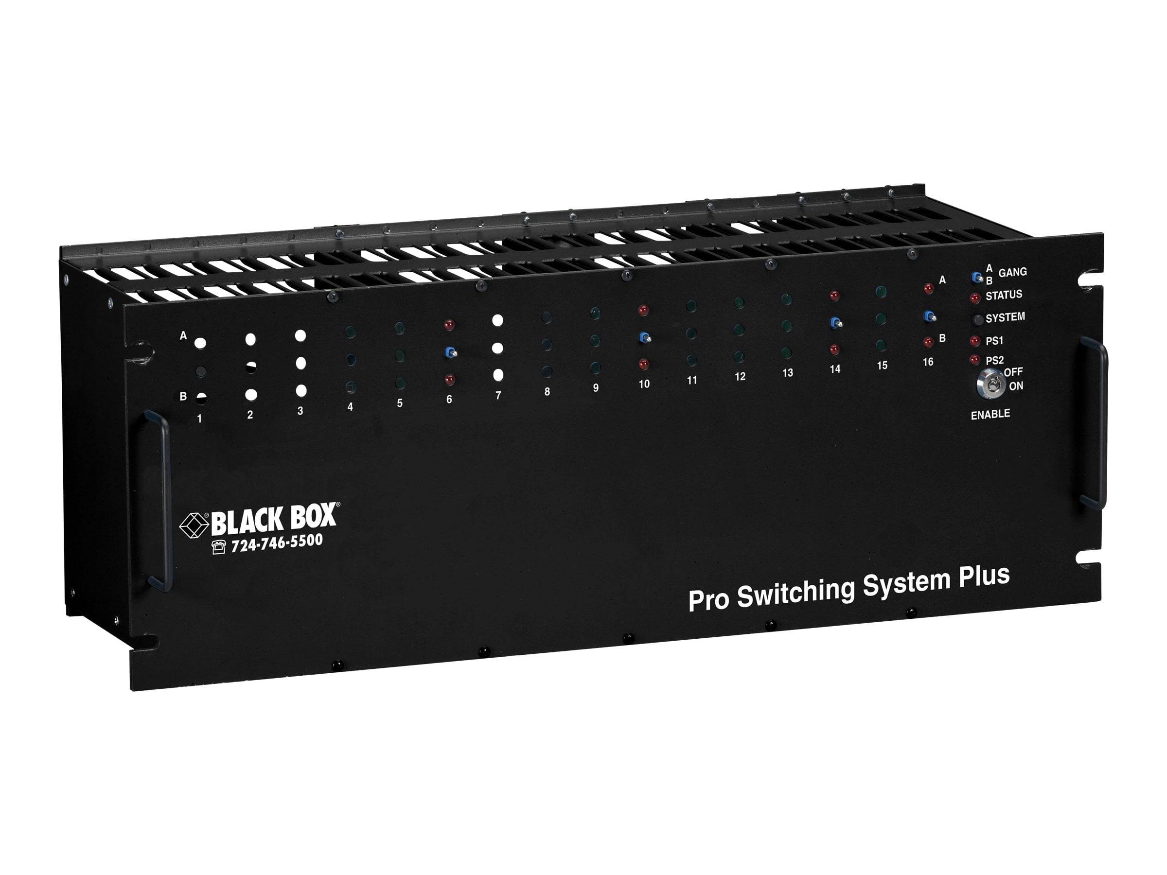 Black Box Pro Switching System Plus - Modular expansion base - rack ...