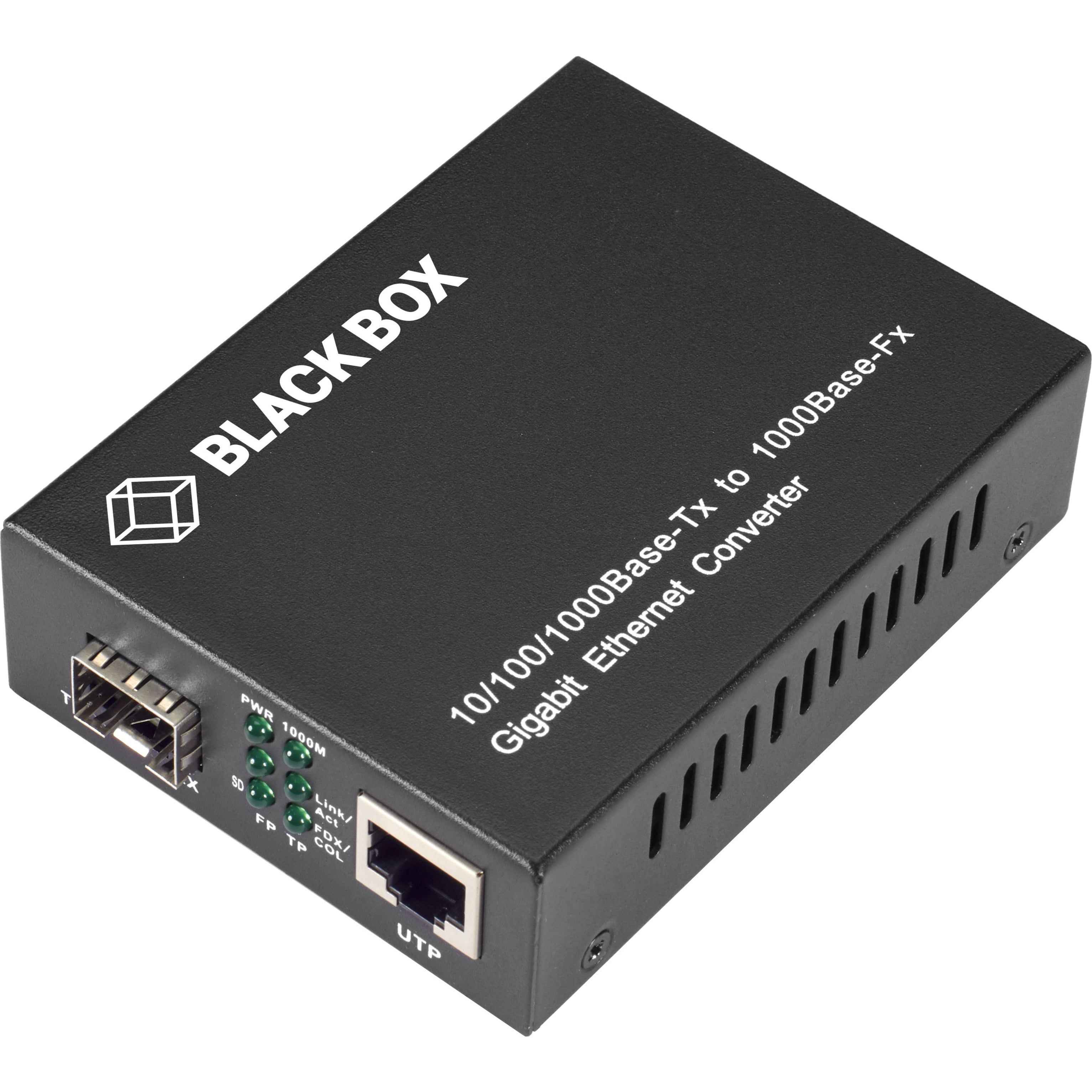 Black Box Network Services LGC210A-R2 Media Converter 10/100/1000 ...