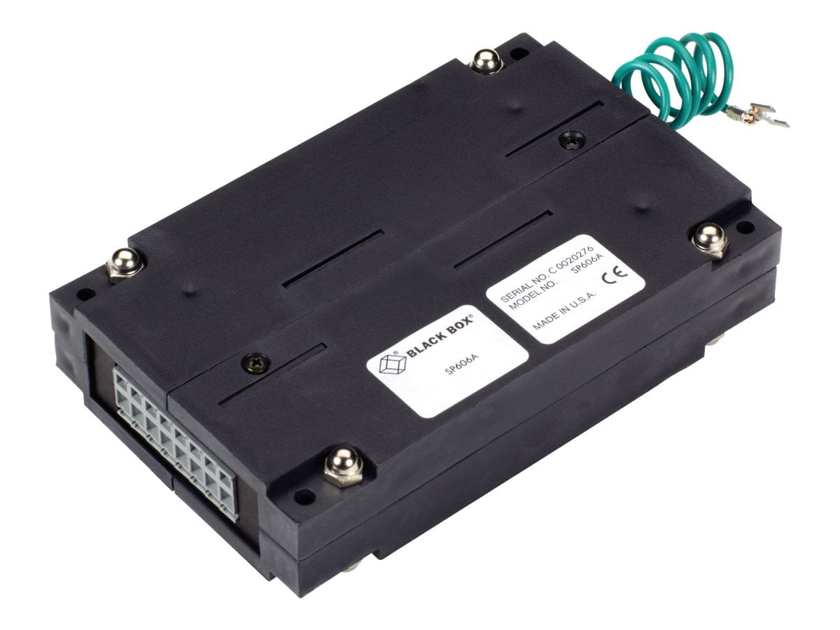Black Box Innovations Quick-Connect Surge Protector RS-232 And Token ...