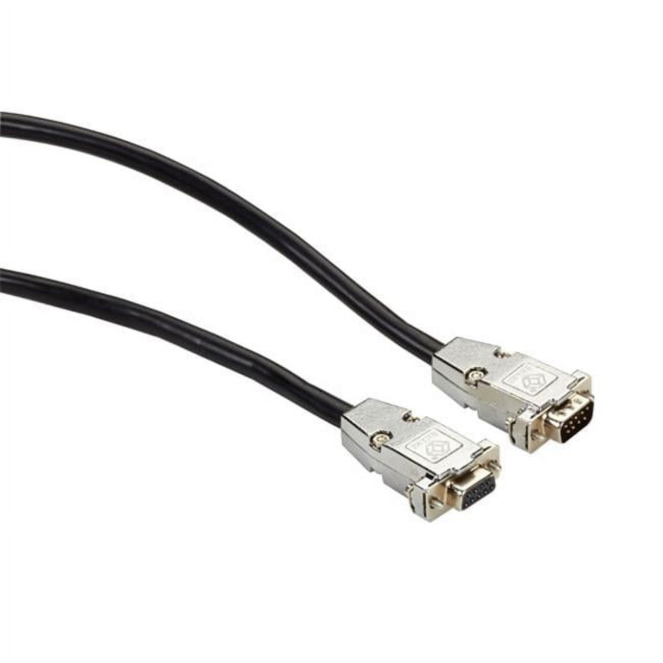 Black Box RS-232 Shielded Cable W/ Metal Hoods DB9M/F 5Ft. Black ...
