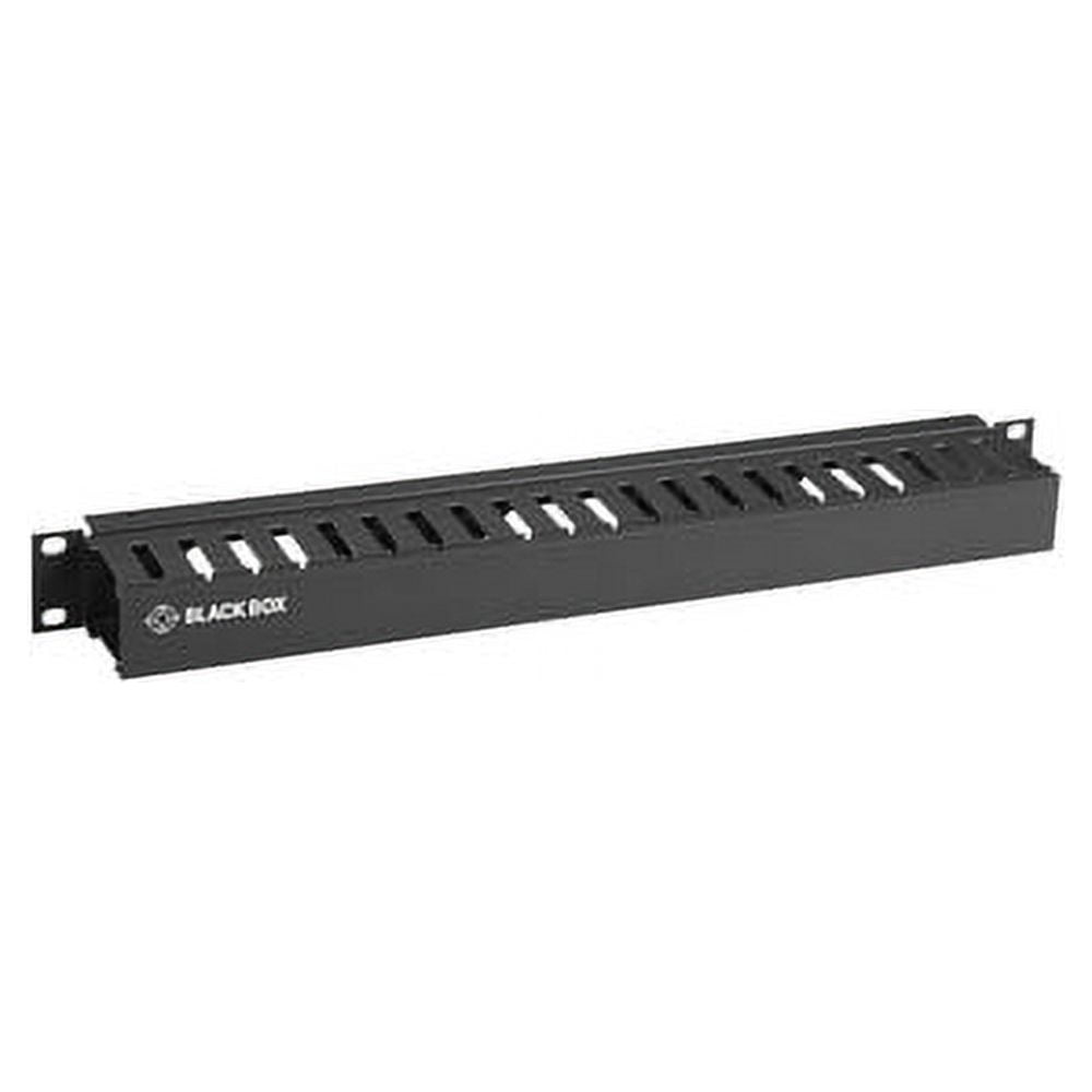 Black Box Rackmount Horizontal Finger Duct Cable Manager With Cover ...
