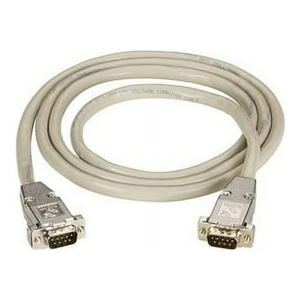 Black Box Rs232 Shielded Cable - Metal Hood, Db9 Male/male, 50-ft. (15. ...