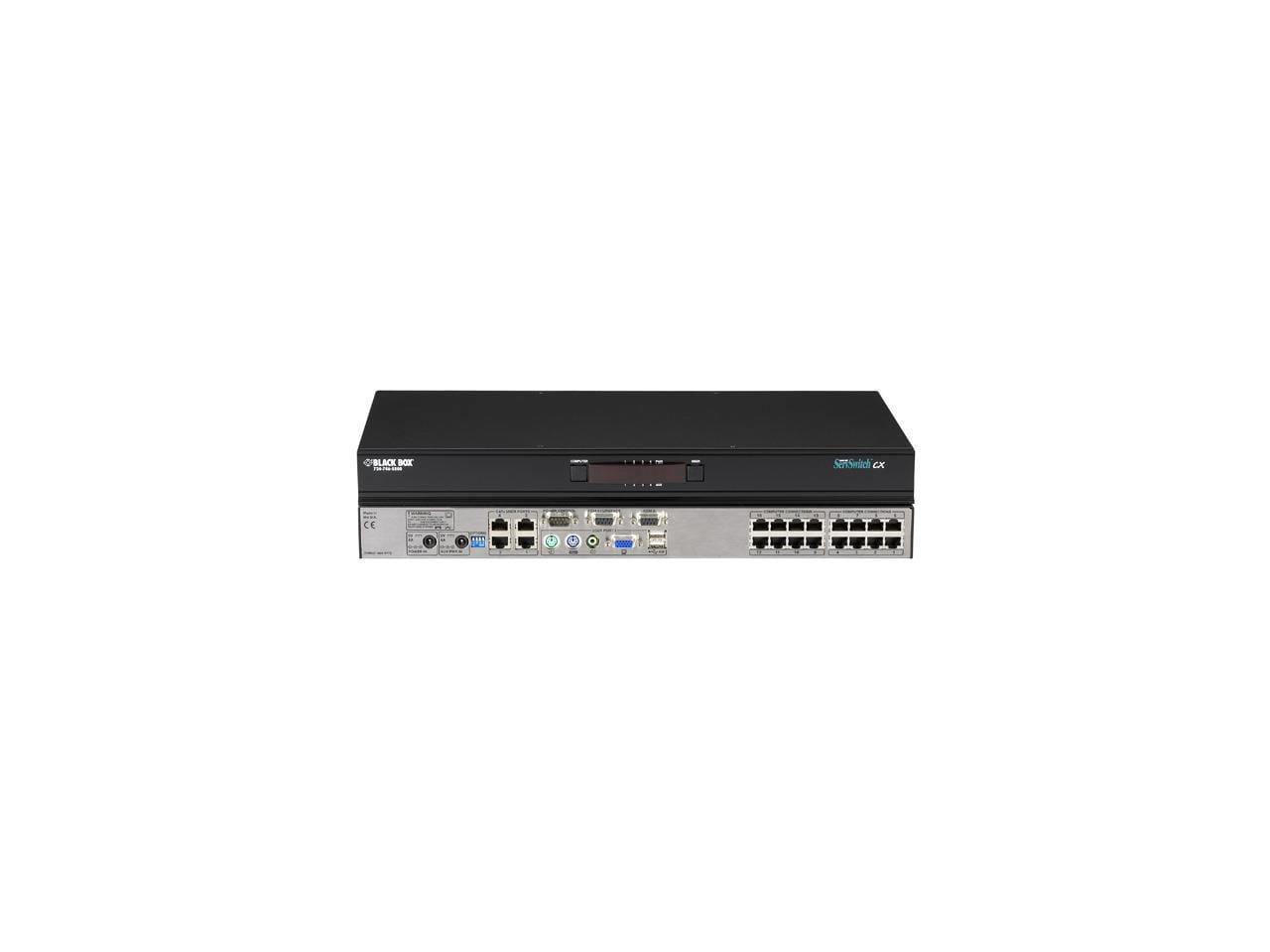 Black Box ServSwitch CX KVM Switch (1) Analog Console Port + (4) Users ...