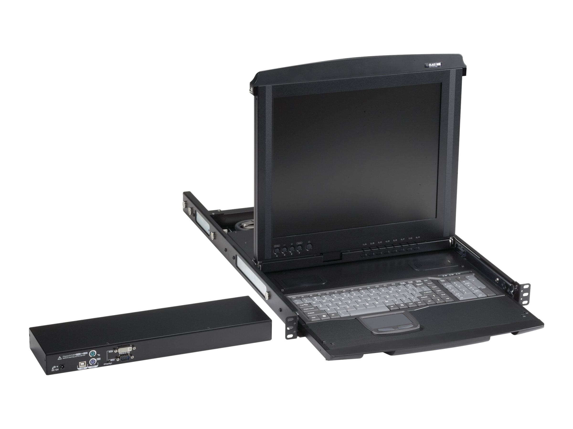 Black Box ServTray Complete KVT419A - KVM console with KVM switch - 1 ...