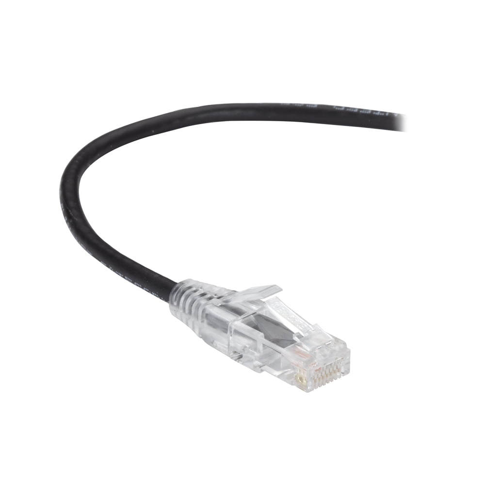 Black Box Slim-Net Cat.6 Patch UTP Network Cable 7 ft Black - Walmart.com