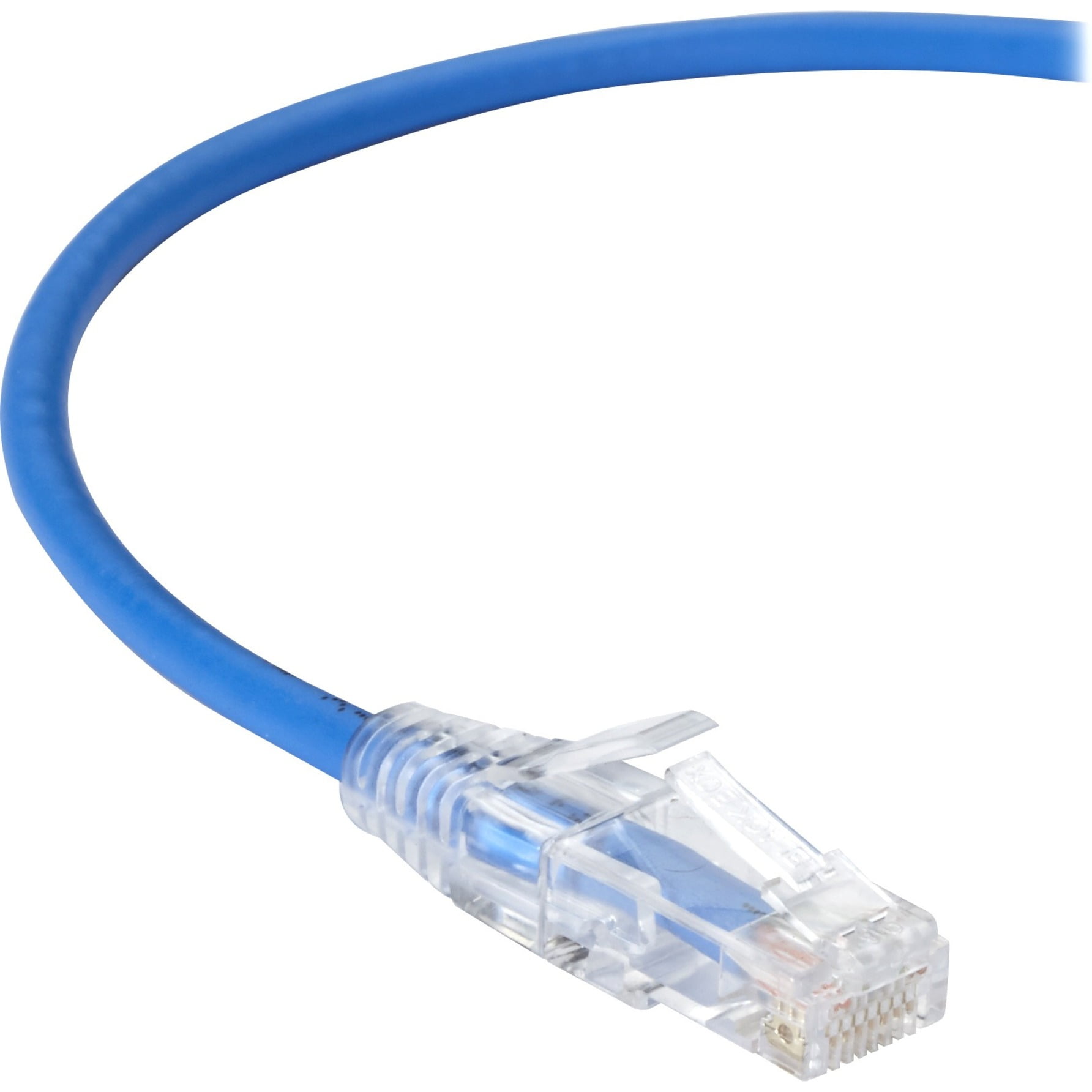 BlackBox Slim-Net CAT6 250-MHz 28-AWG Stranded Ethernet Patch Cable Blue 10ft - Walmart.com