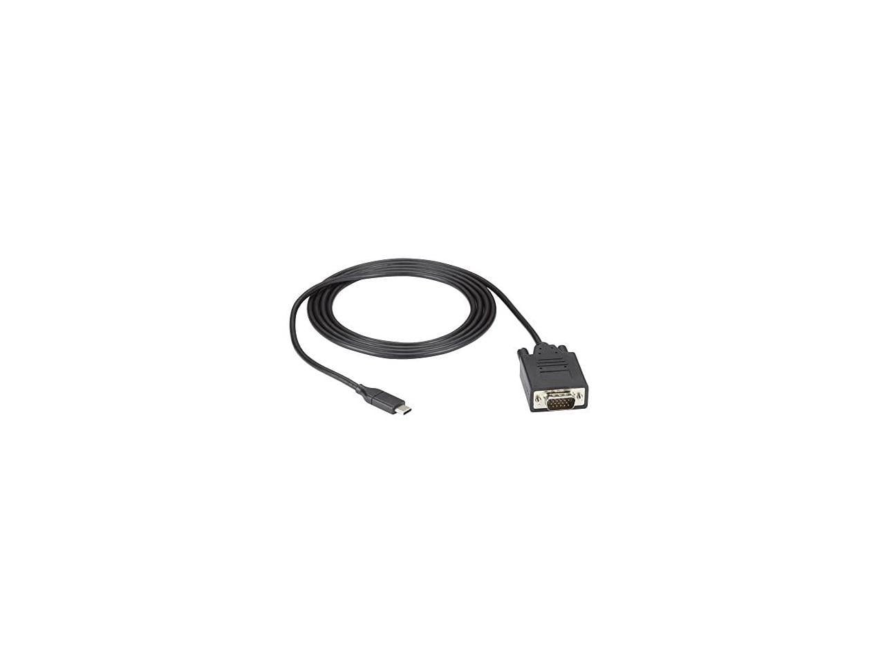 Black Box USB-C to VGA Adapter Cable, 1080p HD, 6ft - Walmart Business ...