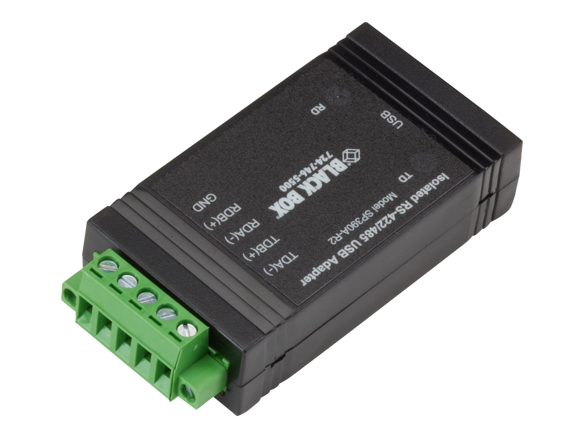 Black Box USB to RS422/485 Converter with Opto-Isolation (SP390AR3 ...