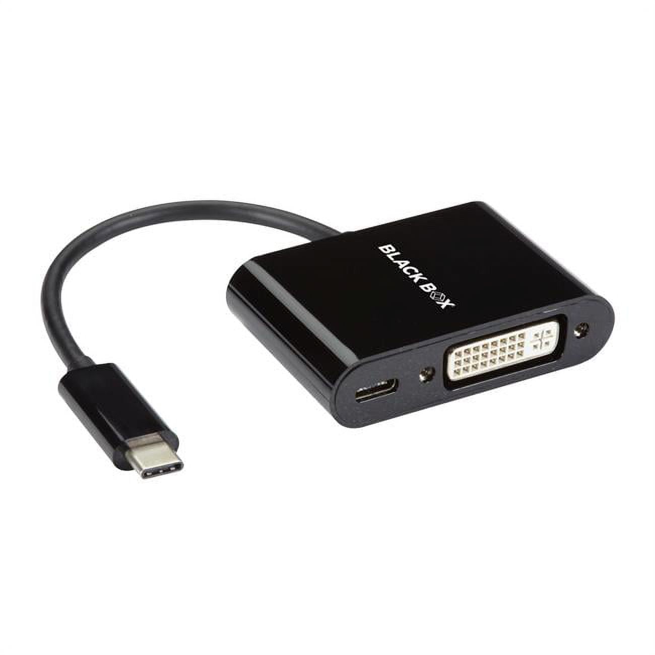 Black Box Usb-C To Dvi 4K60 Hdr 60W Pwr Adapt, VA-USBC31-DVIC (9RC601 ...