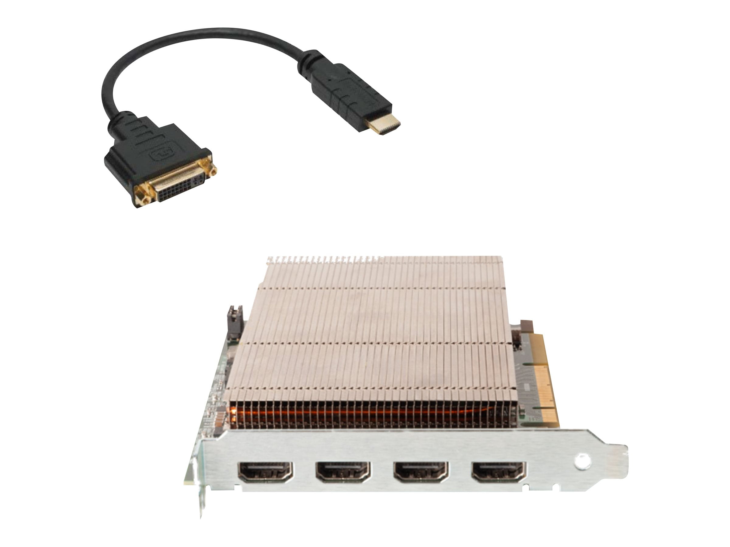 Black Box VCC-HD-4-D 4-Channel Video Wall Processor Capture Card - HD ...