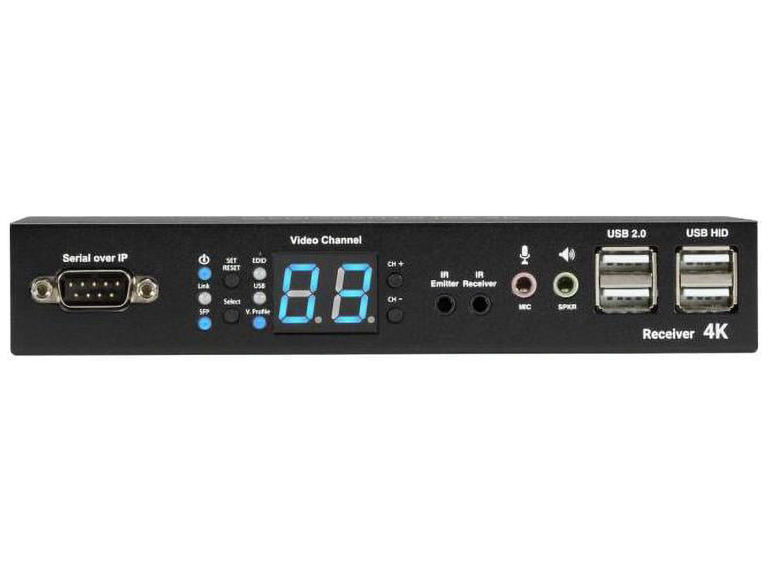 Black Box VX-HDMI-4KIP-RX MediaCento IPX 4K Receiver HDMI USB Serial IR ...
