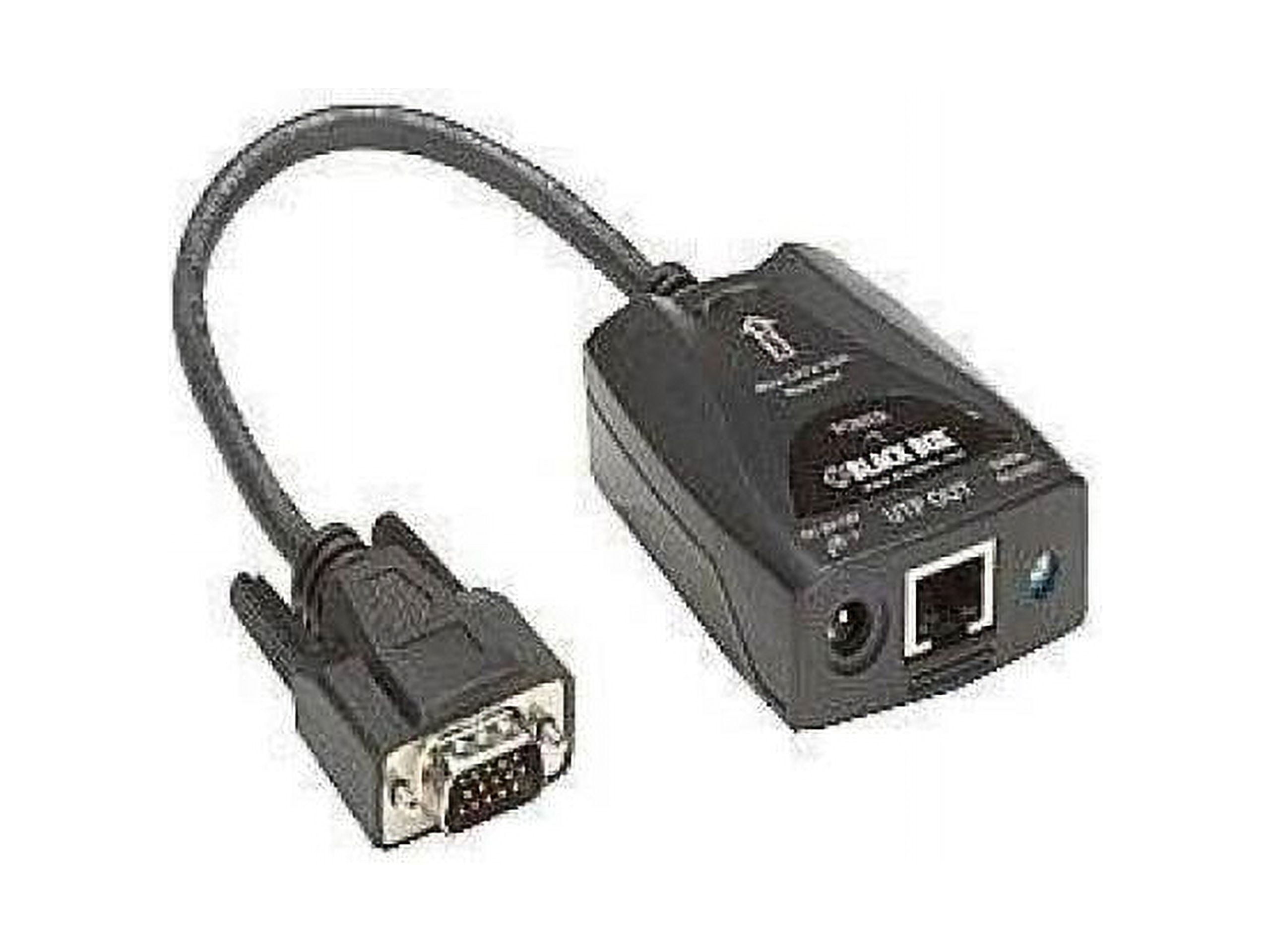 Black Box Mini CATx VGA Extender Kit with Video Equalization Adjustment ...