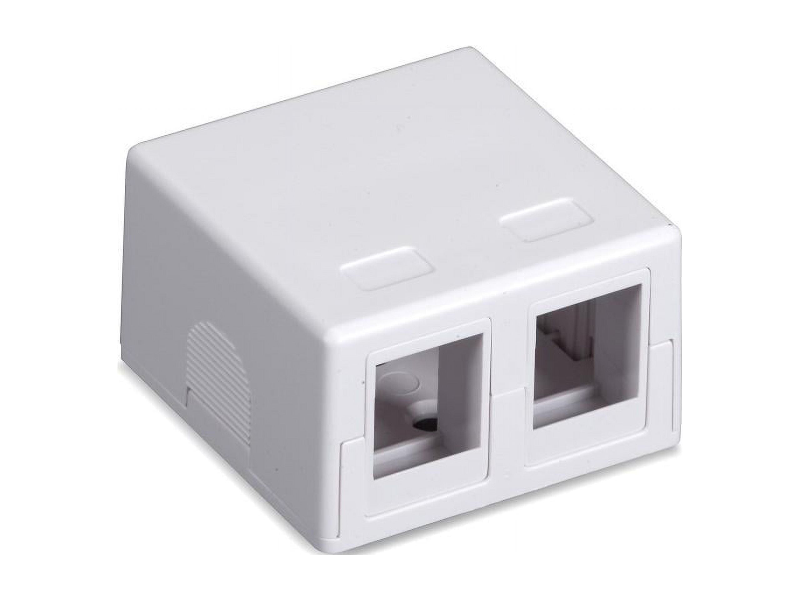 2-PORT WHITE SURFACE-MOUNT HOUS - Walmart.com