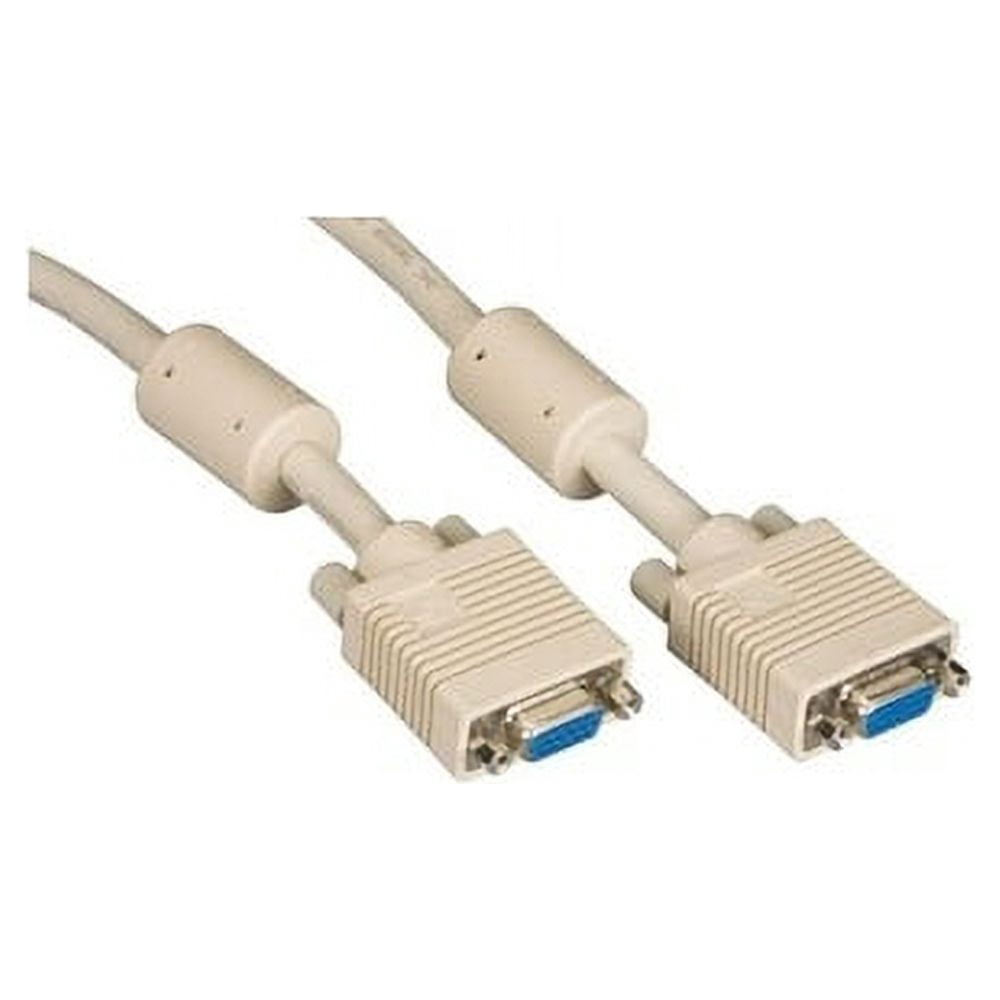 Black Box Vga Video Cable With Ferrite Core - Female/female, Beige, 20 ...