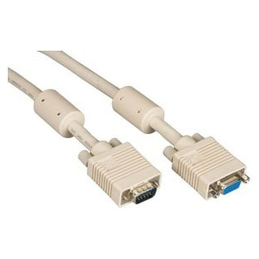 Black Box Vga Video Cable With Ferrite Core - Male/female, Beige, 10-ft ...