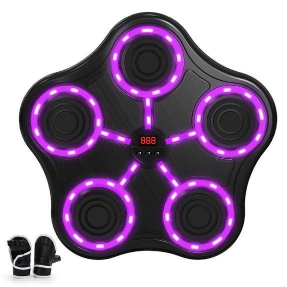 Black Boxing Target with Purple Light Black Foam 5 Key Features for ...