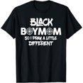 Black Boy Mom So I Pray A Little Different Black History Cotton T-Shirt ...