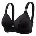 Black Bra Women's Orthopedic Anti Sagging Bra Bras for Senior Women ...
