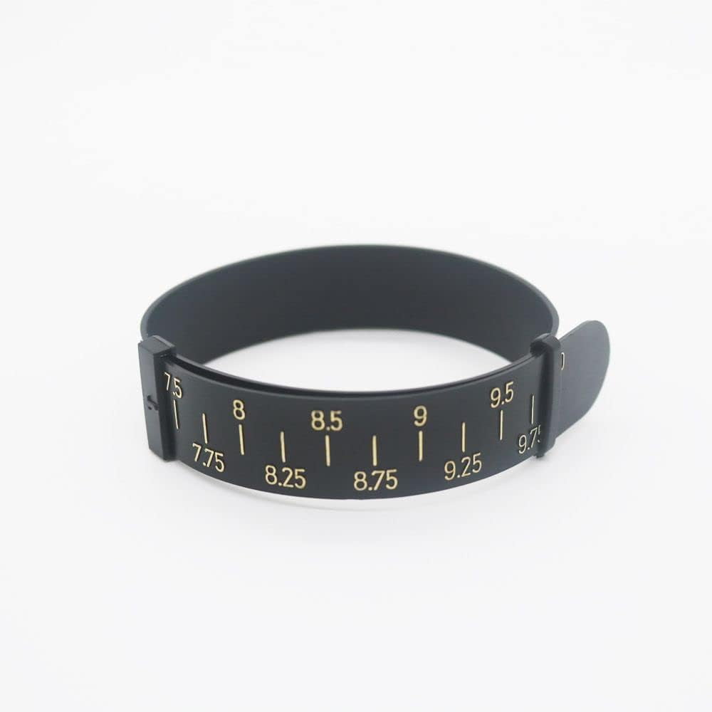 Black Bracelet Gauge Sizer,15-25cm Jewelry Measure AIS1 Wrist Size Tool, Plastic Bracelet ...