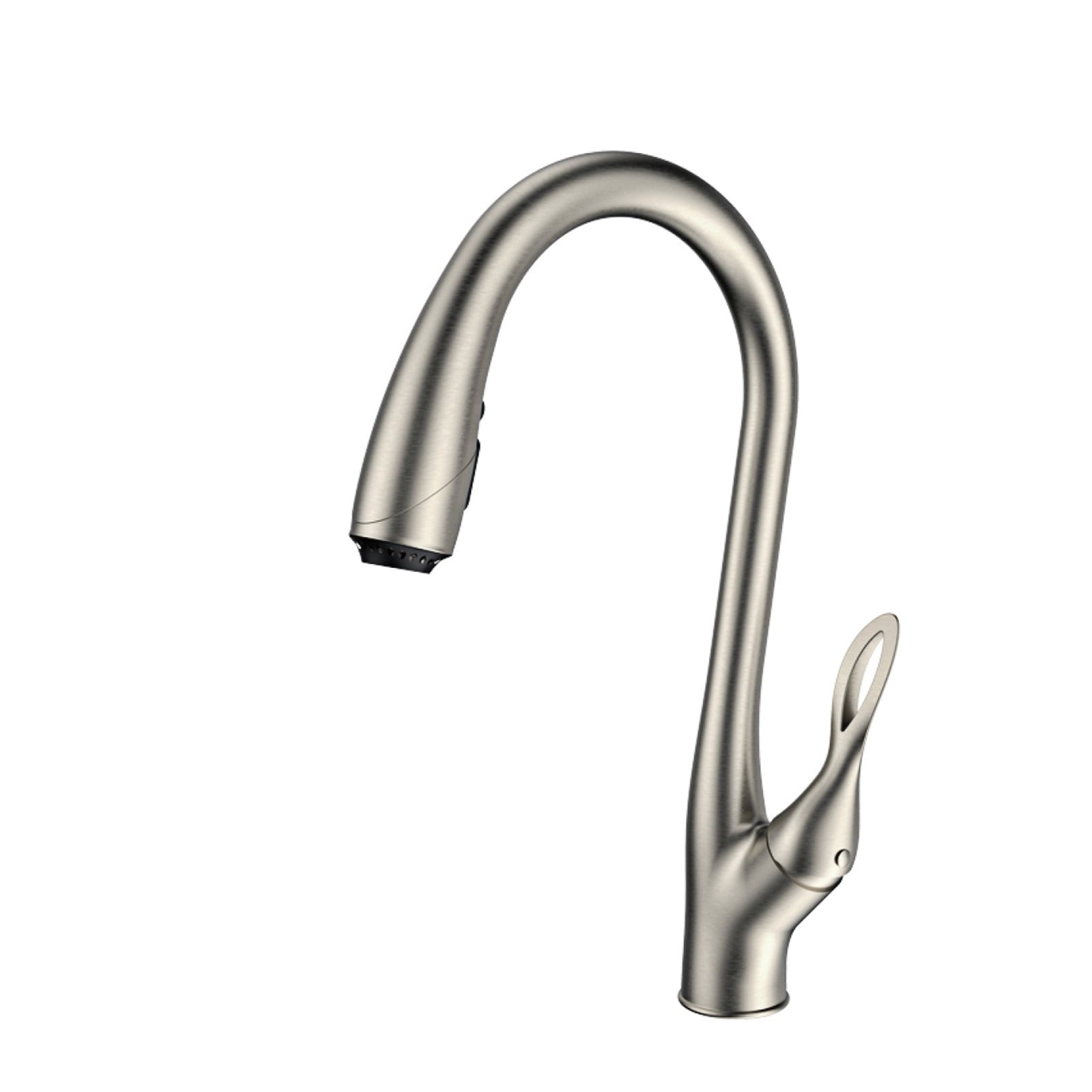 Black Brass Bathroom Faucet With Intellint Touch Design, Single Handle Cold And Hot Dual Control ...