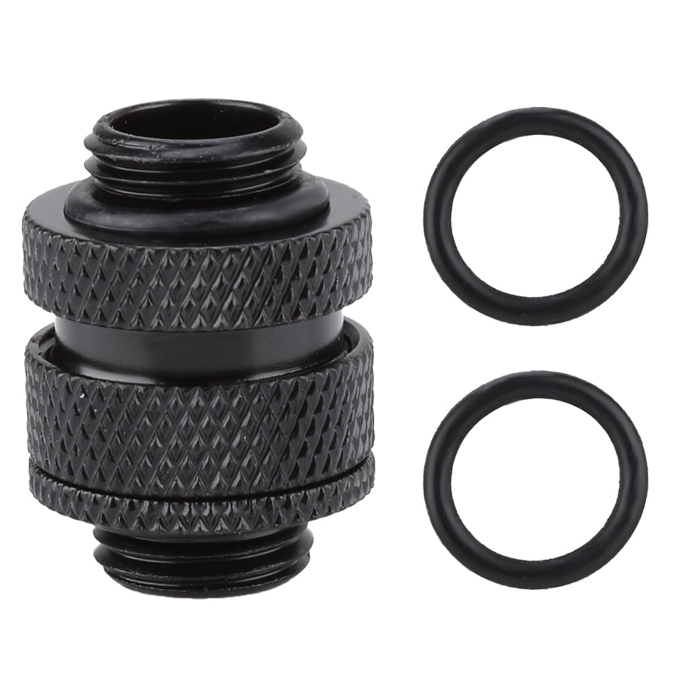 Black Brass G1/4 Thread Expansion Joint Adapter for Computer Water ...