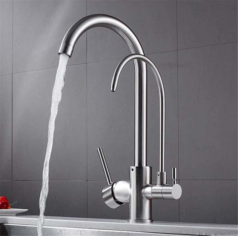 Black Brass Kithchen Faucet Hot and Cold Mixer Drinking Water Filter ...