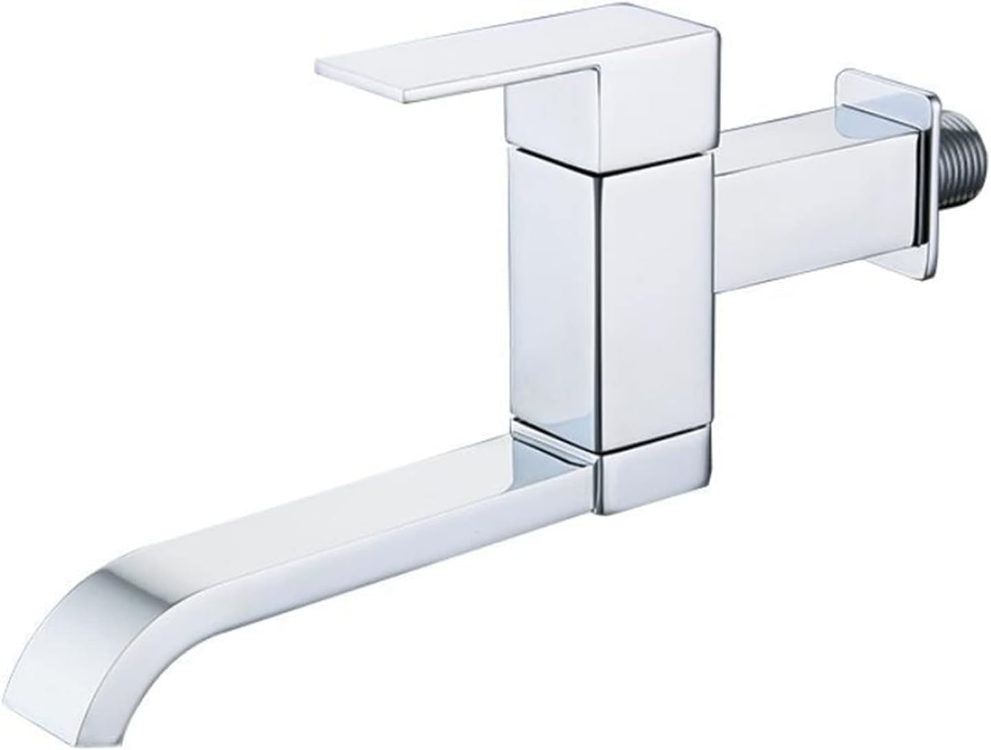 Black Brass Swivel Spraying Bibcock Cold Tap Water Bathroom Faucet ...