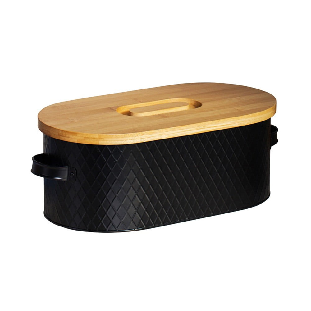 Black Bread Box, Rustic Bread Box, Vintage Bread Box , For Kitchen ...