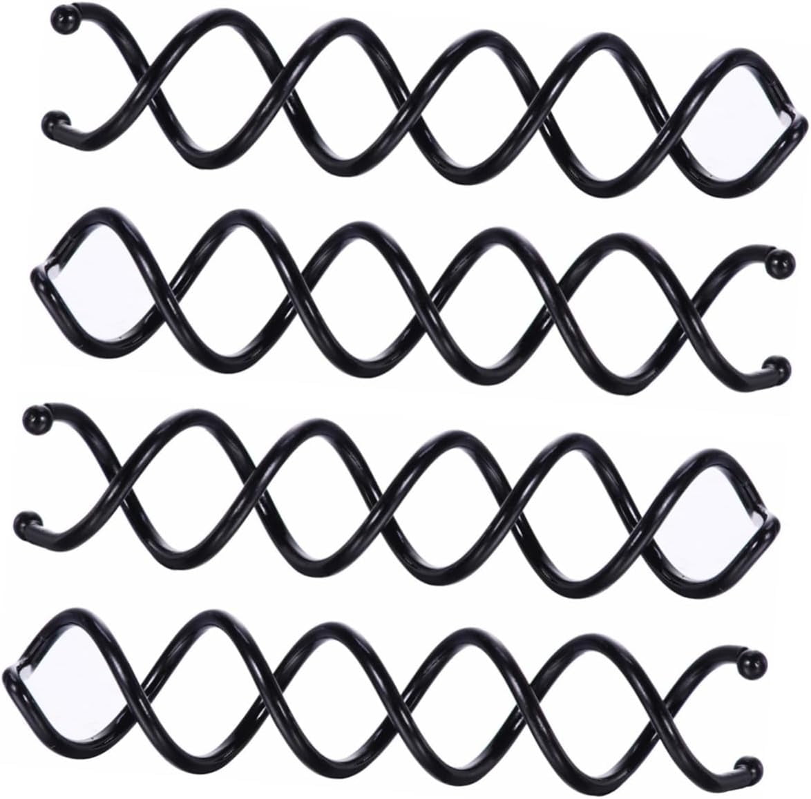 Black Bread Hair Screws 40 pcs Updo Bun Tool Spiral Black and Style Pin ...