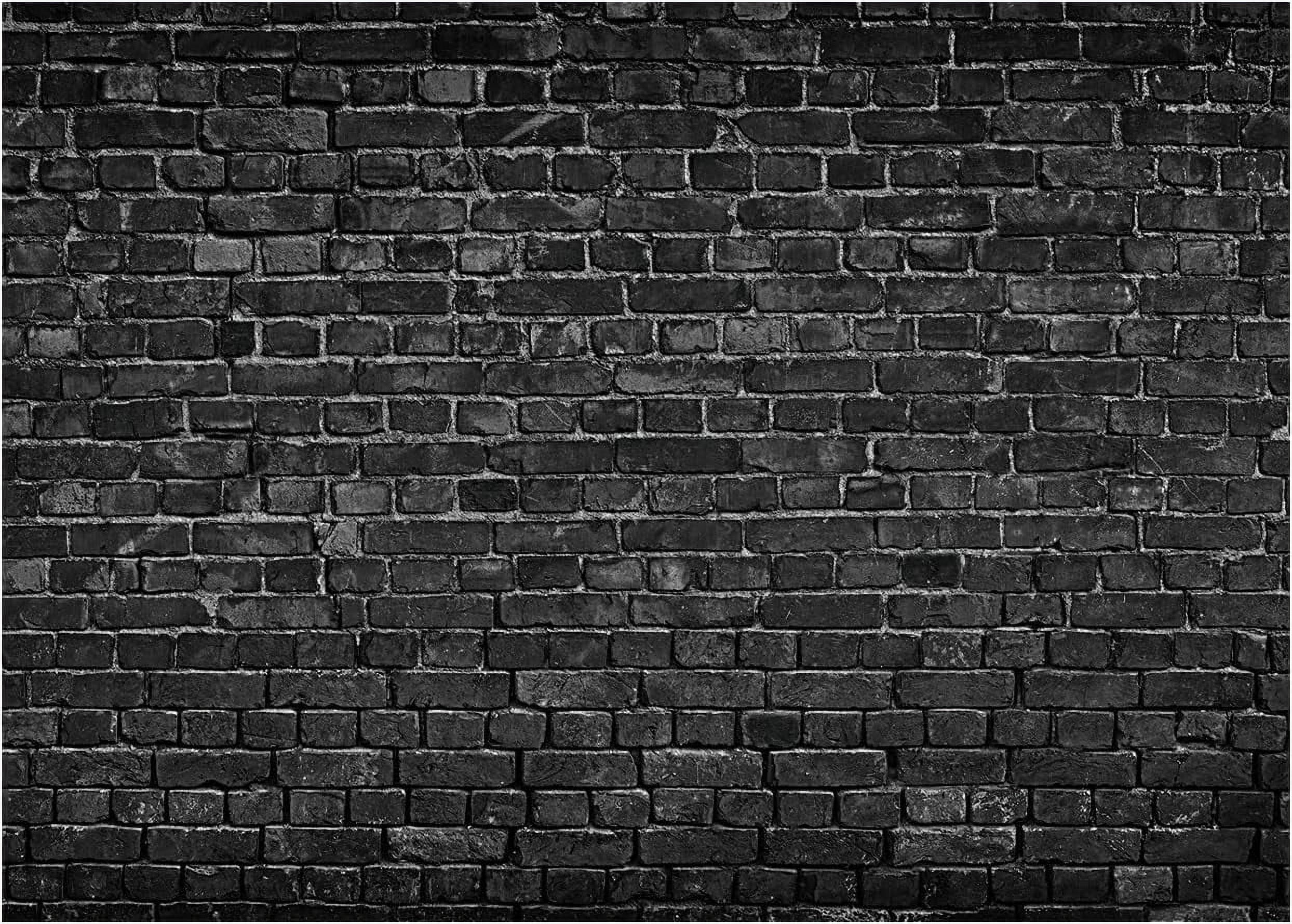 Black Brick Wall Photography Backdrop Brick Backdrop Vintage Theme ...