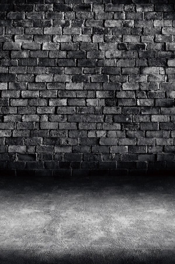 Black Brick Wall Photography Background Baby Shower Birthday Party ...