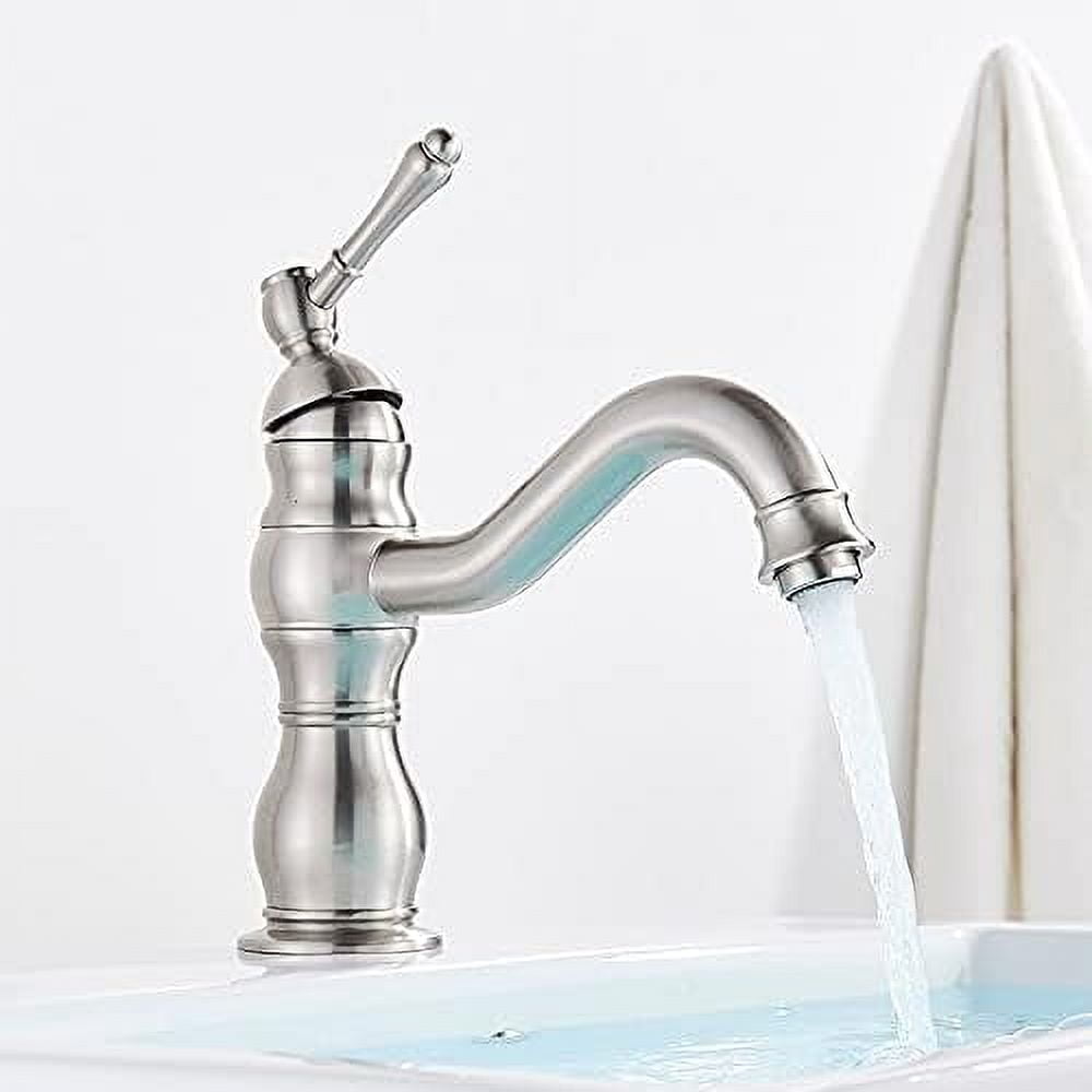 Black Bronze Bathroom Basin Faucet Single Handle Swivel Spout Basin ...