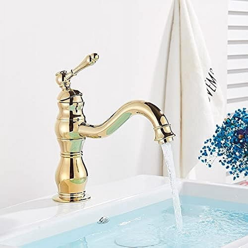 Black Bronze Bathroom Basin Faucet Single Handle Swivel Spout Basin ...