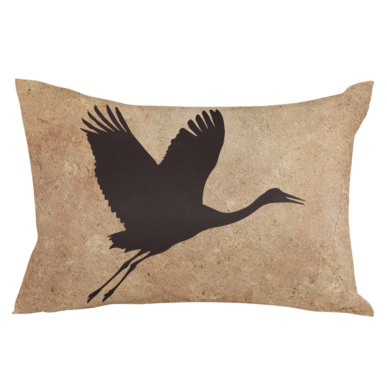 Black Brown Bird Throw Pillow Cover 24 x 36 Inch Decorative Pillow ...