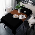 Black Brown Table Cloth Waterproof Tablecloths, Contemporary Boho ...