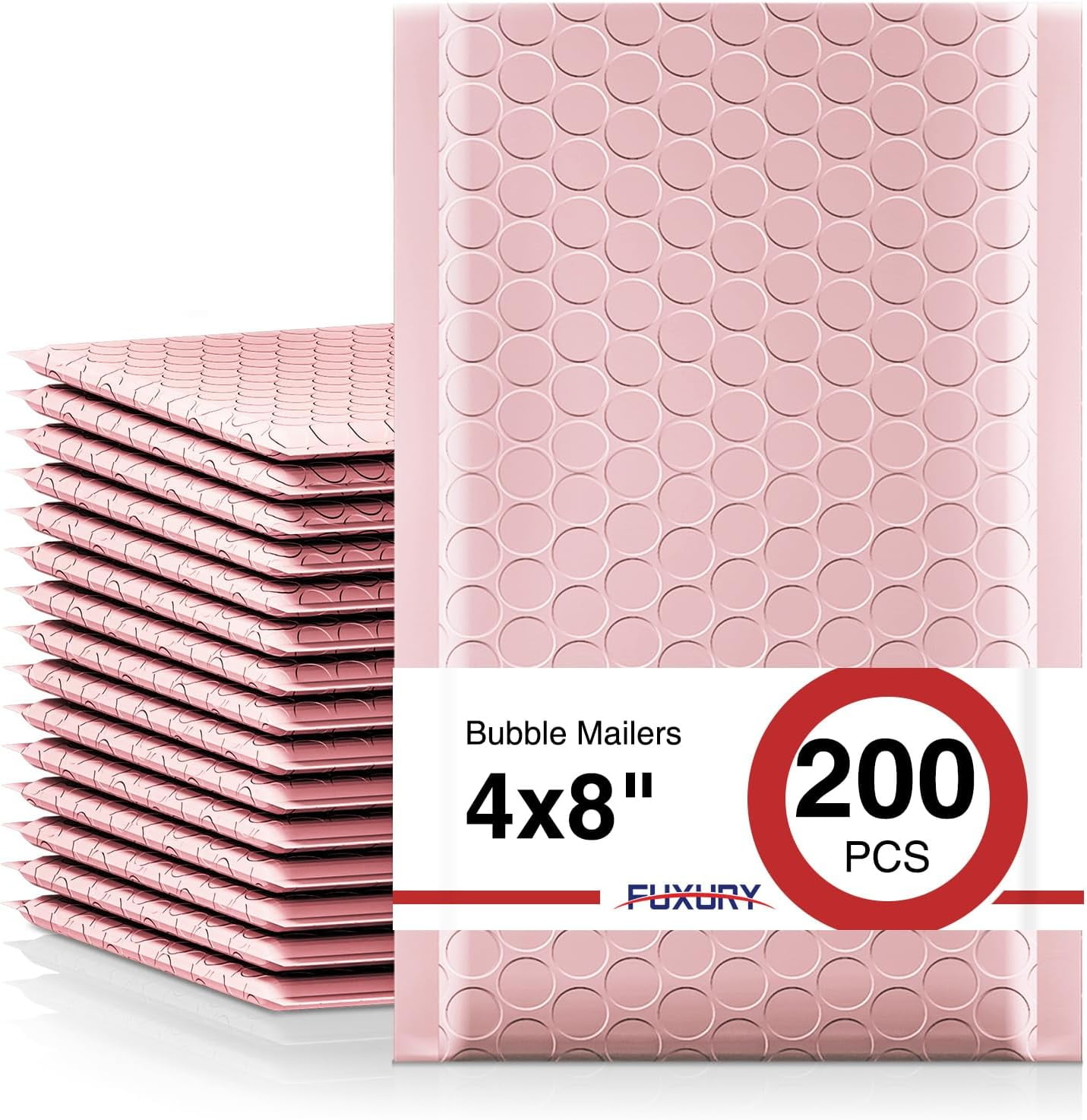 Black Bubble Mailers 4x8" 200 Pack Waterproof Padded Envelopes Self ...