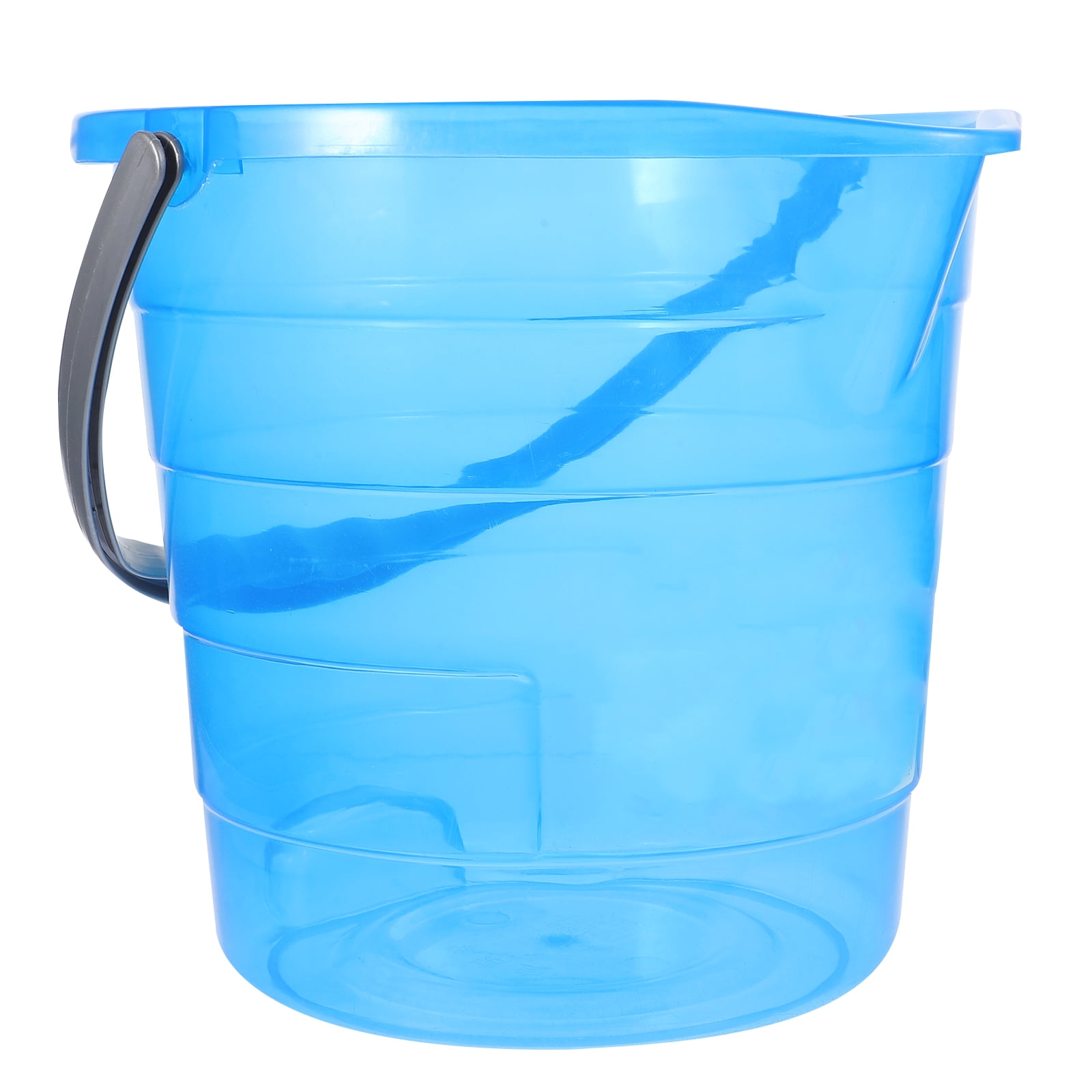 Portable 12L Plastic Water Bucket with Handle Multipurpose Use for Home ...