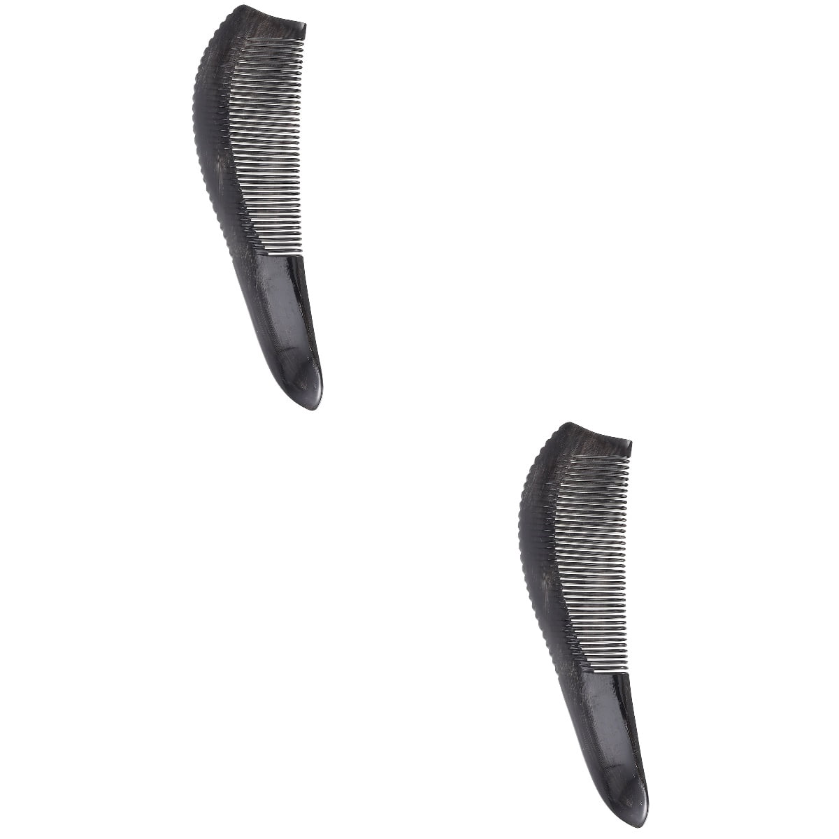 Black Buffalo Horn Comb Hair Horns Massager Handheld Combs for Men Man ...