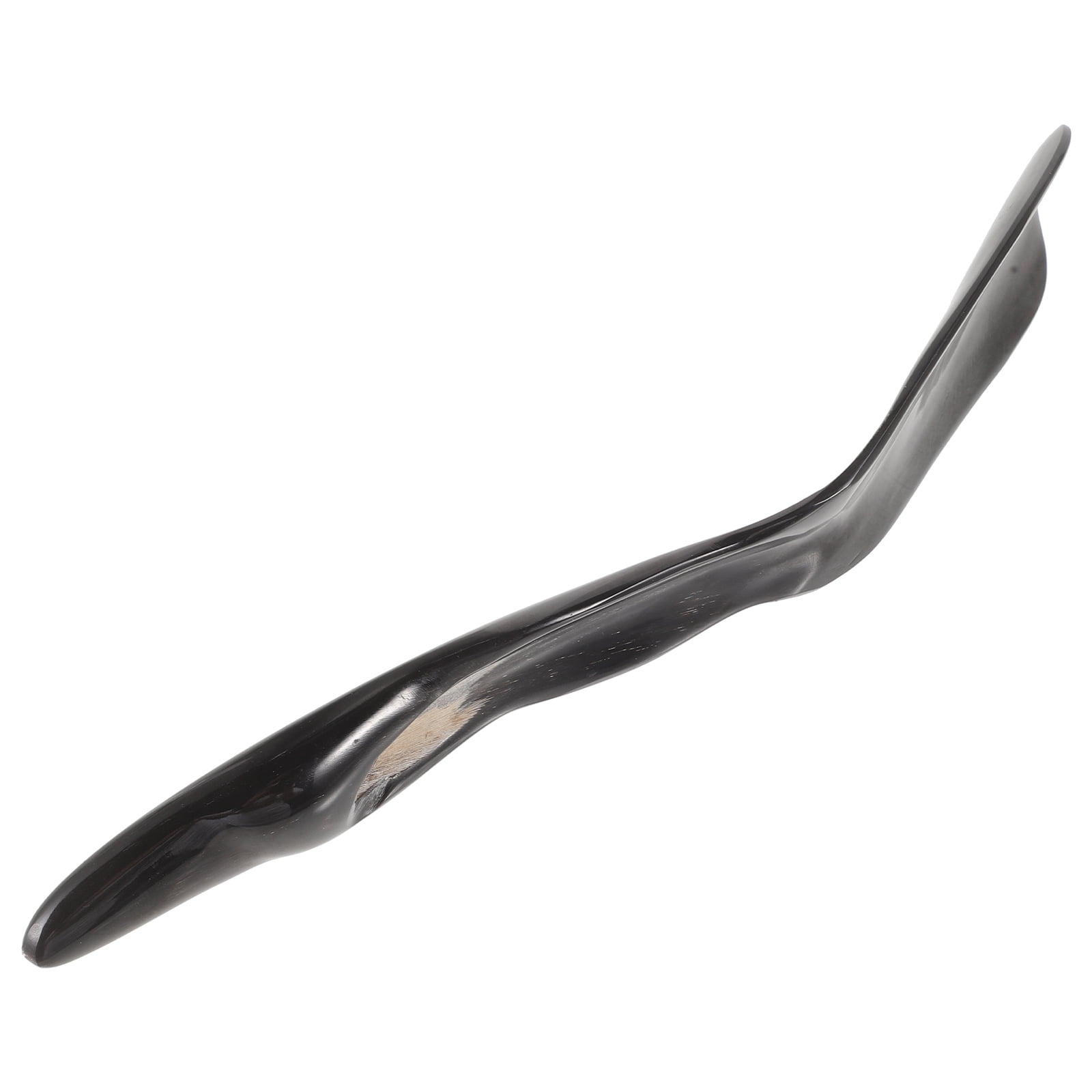 Black Buffalo Horn Shoehorn Man Travel Boot Long Lift Horns - Walmart.com