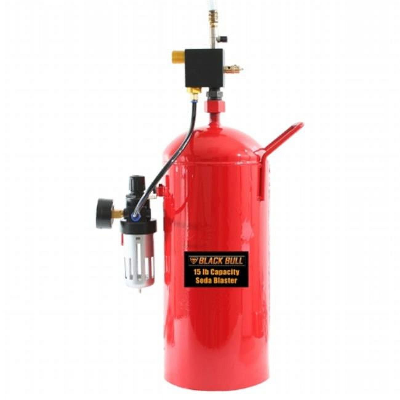 Black Bull 15lbs Portable Steel Tank Soda Blaster SB15 - Walmart.com