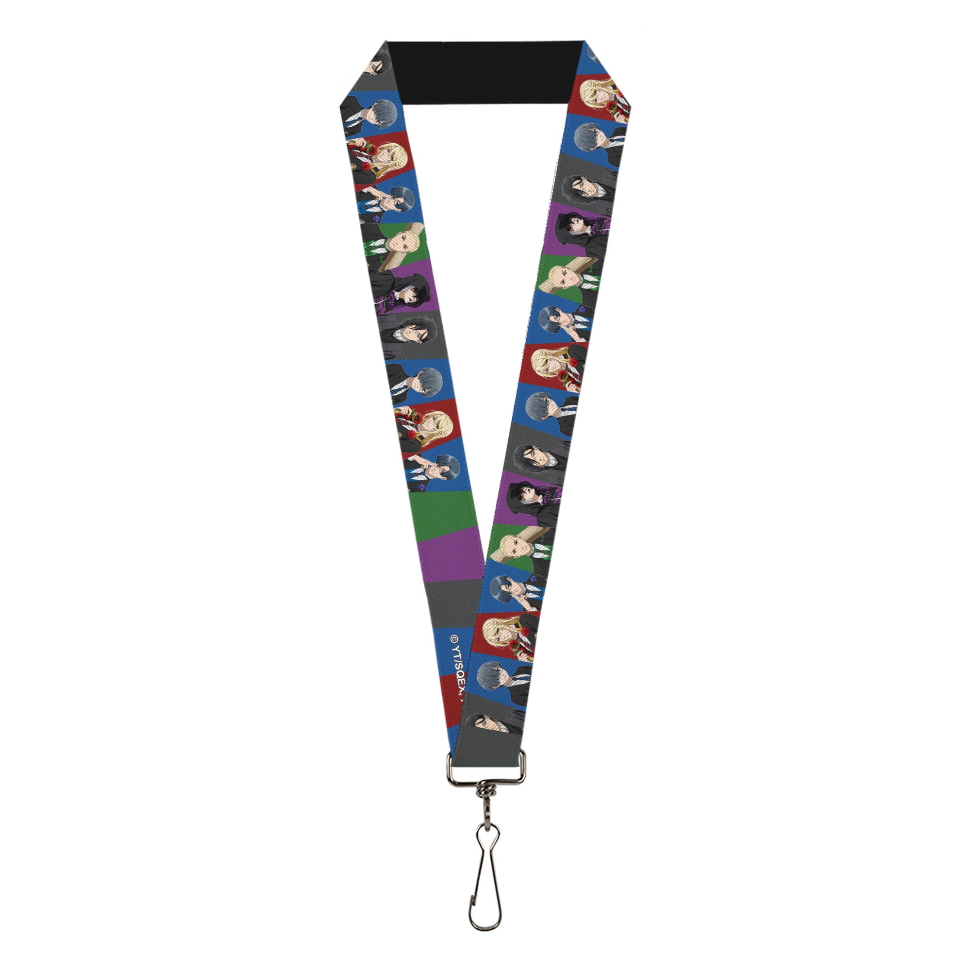 Black Butler Lanyard, Black Butler Six Character Pose Blocks Multi ...