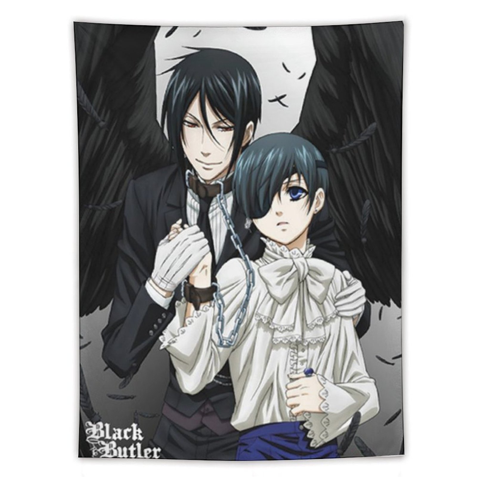 Black Butler Tapestry Flag Anime for Dorm Party Living Room Gift 60"x80 ...